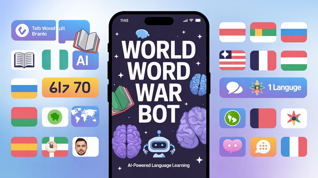 World Word War Bot - AI-Powered Language Learning on Telegram